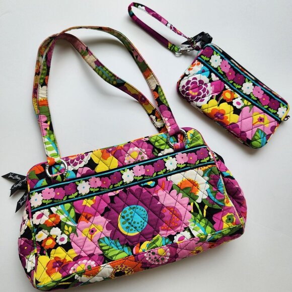 Vera Bradley | Bags | Vera Bradley Va Va Bloom Floral Quilted Shoulder Bag Retro Summer Pretty ...